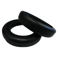 China Road sweeper suction cup solid wheel black rubber wheel for sale