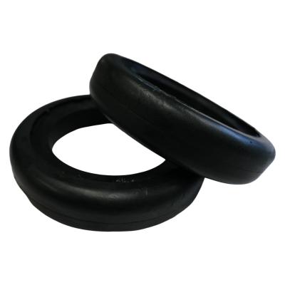 China Road sweeper suction cup solid wheel black rubber wheel for sale