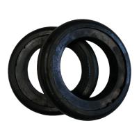 China Zoomlion Heavy Industry Compatible Black Rubber Solid Wheels – For Sweeper Trucks, Sanitation Truck Suction Nozzles & Street Sweepers for sale