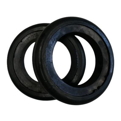 China Zoomlion Heavy Industry Compatible Black Rubber Solid Wheels – For Sweeper Trucks, Sanitation Truck Suction Nozzles & Street Sweepers for sale