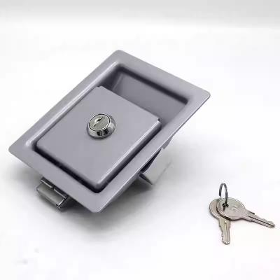 China Panel Lock for Sweeper-Washer Doors – White, 2 Keys, Suitable for Sanitation Vehicles for sale