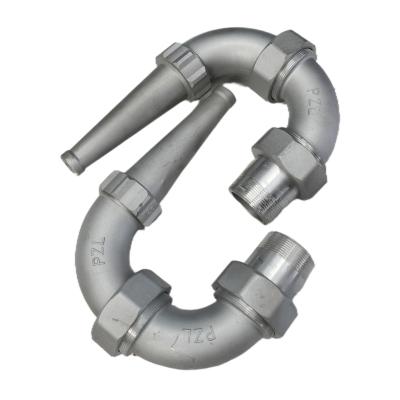 China Three-Bend Front Flush Device for Zoomlion Water Trucks: Aluminum Alloy, U-Shaped Nozzle, Cylindrical Water Jet, Road Cleaning for sale
