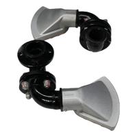 China Black Stainless Steel Water Truck Spray Nozzle High Strength Water Truck Fittings for sale