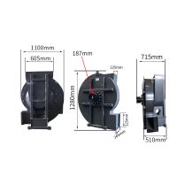 China Fan Assembly Sweeping : Cast Iron Pulley + Belt Drive Stability + Reasonable Transmission Ratio + Meet Sanitation Working Conditions for sale