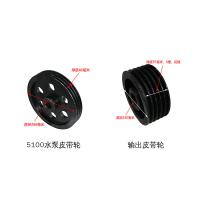 China Sweeper Truck Fan Pulley + 190mm Diameter + 5 Belts + Drives Impeller to Generate Suction for sale