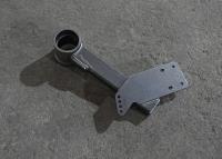 China Steel Sweeper Spray Bar Rotating Bracket with Independent Left/Right Swing Lift Extend and Locking Mechanism for sale