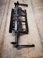 China Garbage Truck Bin Lift Mechanism Assembly with Hydraulic Lifting & Tilting, Obstacle Detection, and Cab Operation for sale