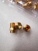 China Stainless Steel High-Pressure Nozzle with Gold Finish for High-Temperature Resistant and Anti-Corrosion Industrial Cleaning for sale