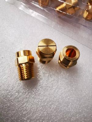 China Stainless Steel High-Pressure Nozzle with Gold Finish for High-Temperature Resistant and Anti-Corrosion Industrial Cleaning for sale