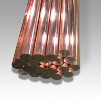 China 99.99% Pure Copper Round Rod Pure Copper Rod Brass Red Round Rod for sale