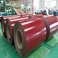 China Red Ppgi Prepainted Galvanized Steel Coil 0.4mm Ppgl Color Coated for sale