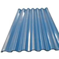 China PPGI Sheet Silver Blue Galvanized Roofing Sheet Corrugated Z275 for sale