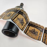 China Custom Oak Wood Wine Bottle Labels with Gold Foil Stamping - 500pcs MOQ, 5-7 Day Production for sale