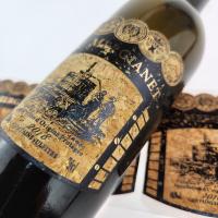 China Custom Oak Wood Wine Bottle Labels with Gold Foil Stamping - 500pcs MOQ, 5-7 Day Production for sale