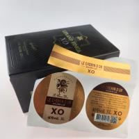 China Custom Whiskey Bottle Stickers 500pcs Minimum - Waterproof Self-Adhesive Labels for Beverages & Celebrations for sale