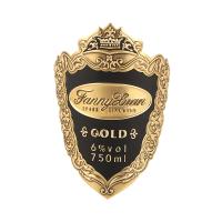 China Custom Metal Wine Labels with 3D Embossing - 500pcs MOQ, 5-7 Day Lead Time, Waterproof Metallic Foil for Premium Branding for sale