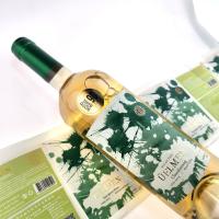 China Custom Embossed Wine Bottle Labels - Waterproof Tear-Resistant Matte Paper, 500pcs MOQ, 5-7 Day Production for sale