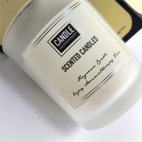 China Custom Gold Foil Candle Labels - Waterproof Adhesive Aromatherapy Jar Labels with 500pcs MOQ and 5-7 Day Delivery for sale