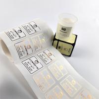 China Custom Gold Foil Candle Labels - Waterproof Adhesive Aromatherapy Jar Labels with 500pcs MOQ and 5-7 Day Delivery for sale