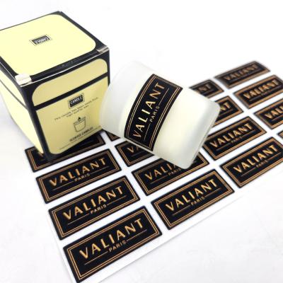 China Custom Digital Printing Gold Stamp Candle Labels - Waterproof Stickers for Scented & Decorative Candles, 500pcs MOQ for sale