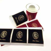 China Custom Velvet Candle Labels 500pcs Minimum - Waterproof Luxury Stickers for Candle Jars & Perfume Bottles for sale