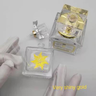 China Custom Waterproof Metal Wine Labels 3D Embossed Gold Foil - 500pcs MOQ with 5-7 Day Production for sale