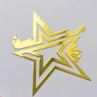 China Custom Waterproof Metal Wine Labels 3D Embossed Gold Foil - 500pcs MOQ with 5-7 Day Production for sale