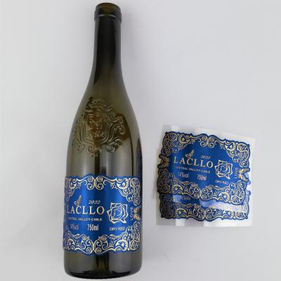 China Custom 3D Embossed Electroplated Chrome Metal Wine Labels - 500pcs MOQ, 5-7 Day Production for sale