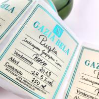 China Custom Velvet Fabric Flocking Labels with Gold Printing - 500pcs Minimum Order, 5-7 Day Production for sale