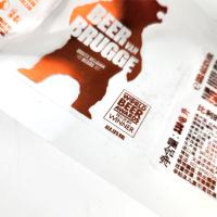 China Custom Transparent Waterproof Wine Labels with Gold Foil & Embossing - 500pcs MOQ, 5-7 Day Delivery for sale