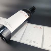 China Custom 3D Embossed Vinyl Wine Bottle Labels - 500pcs MOQ with 5-7 Day Delivery for sale