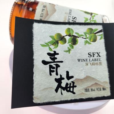 China Custom Round Whiskey Labels - Waterproof BOPP Material, 500pcs MOQ, 5-7 Day Delivery for sale