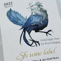China Custom Wine Bottle Ingredient Information Stickers - 500pcs Minimum Order with 5-7 Day Production Time for sale