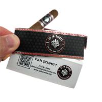 China Custom Luxury Cigar Labels with Embossed Texture & Gold Foil - Waterproof Self-Adhesive 500pcs MOQ for sale