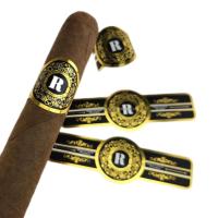 China Custom 3D Spot UV Gold Foil Cigar Labels - 500pcs MOQ, 5-7 Day Production, Waterproof Art Paper for sale