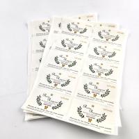 China Custom Waterproof PVC PE Adhesive Labels - 500pcs MOQ, 5-7 Day Production, Custom Sizes & Finishing Options for sale