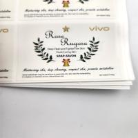 China Custom Waterproof PVC PE Adhesive Labels - 500pcs MOQ, 5-7 Day Production, Custom Sizes & Finishing Options for sale