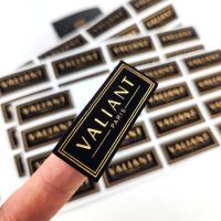 China Custom Transparent Aroma Bottle Labels - Eco-Friendly Waterproof with 3D Embossed Gold Foil, 500pcs MOQ for sale
