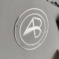 China Custom Electroplated Metal Letter Labels - Gold Nickel 3D Embossed Tags for Perfume & Candle Packaging | 500pcs MOQ, 5-7 Day Lead Time for sale