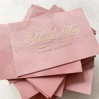 China Custom Velvet Square Cards 500pcs MOQ with Waterproof Finish for Holiday and Wedding Invitations for sale