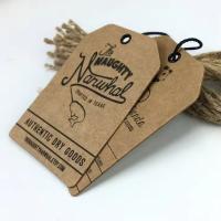 China Custom Velvet Leather Hangtags with Anti-Counterfeit Security - 500pcs MOQ, 5-7 Day Production for sale