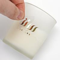 China Custom Candle Jar Labels with UV Metal Hot Stamping - 500pcs MOQ, 5-7 Day Delivery, Waterproof & Eco-Friendly Materials for sale