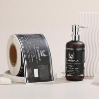China Custom Waterproof Shampoo Bottle Label Stickers - 500pcs MOQ with 5-7 Day Production for Personal Care Products for sale