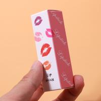 China Custom Biodegradable Cosmetic Packaging Box for Lip Glaze & Skincare - 500pcs MOQ, 5-7 Day Delivery for sale