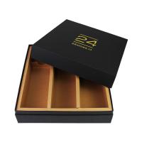 China Custom Handmade Spanish Cedar Cigar Humidor Desktop Box with Hygrometer & Humidifier for 20-25 Cigars for sale