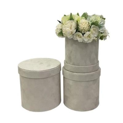 China Luxury Preserved Gift Roses Round Flower Box Customized Logo Hat Shape for Customer Requirements for sale