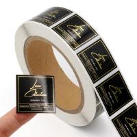 China Custom Aluminum Perfume Cosmetic Bottle Labels with Colored Foil Finish - 500pcs MOQ, 5-7 Day Delivery for sale