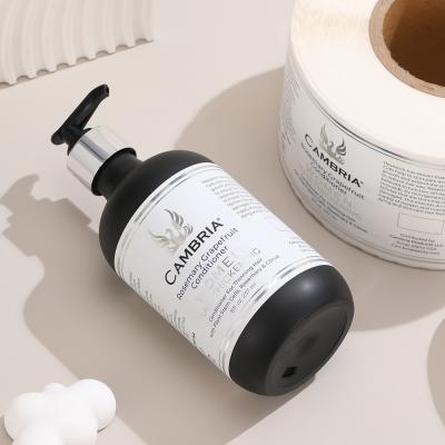 China Custom Eco-Friendly Waterproof Cosmetic Labels with Embossing & Gold Foil - 500pcs MOQ, 5-7 Day Delivery for sale