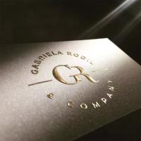 China Custom 250gsm Thank You Cards & Business Card Printing with Foil Stamping - 500pcs MOQ, 5-7 Day Production for sale