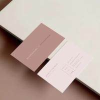 China Luxury Soft Touch Business Cards with Gold Foil & Raised Coating - 500pcs MOQ, Custom Sizes Available for sale